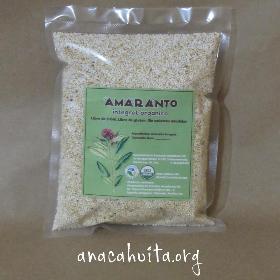 Amaranto 100 Gr Anacahuita Ecotienda Monterrey Amaranto 100 Gr Anacahuita Ecotienda Monterrey